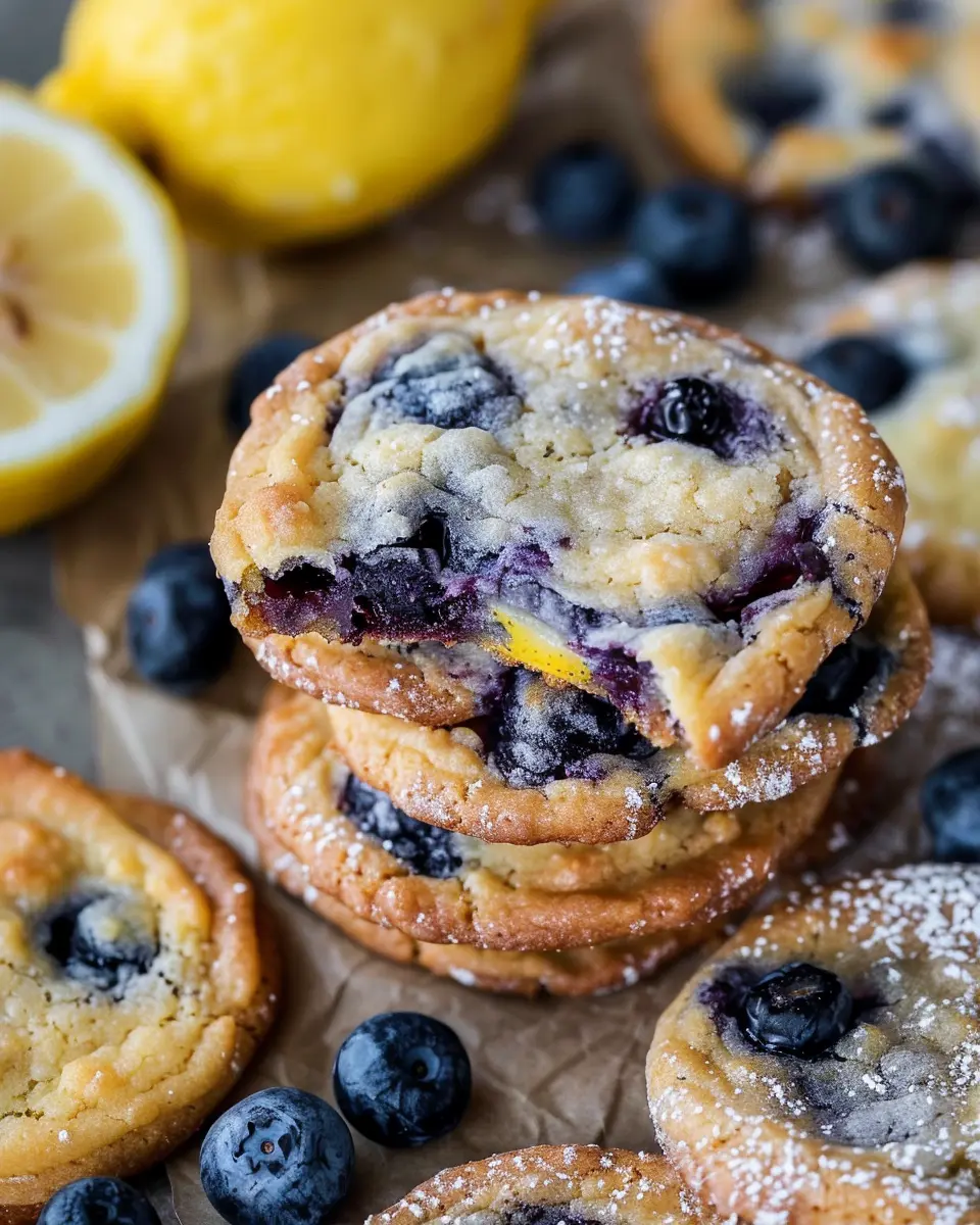 lemon blueberry cookies